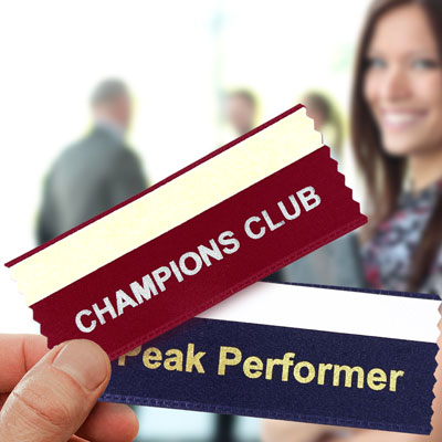 Horizontal Text Ribbons | Personalized Ribbons