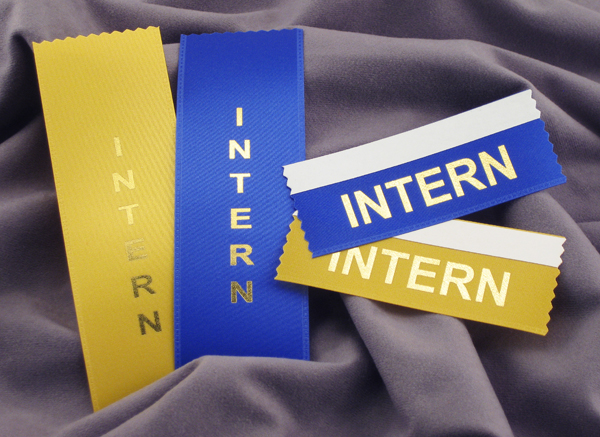 Product Highlight: Intern Badge Ribbons - Ribbon Impressions