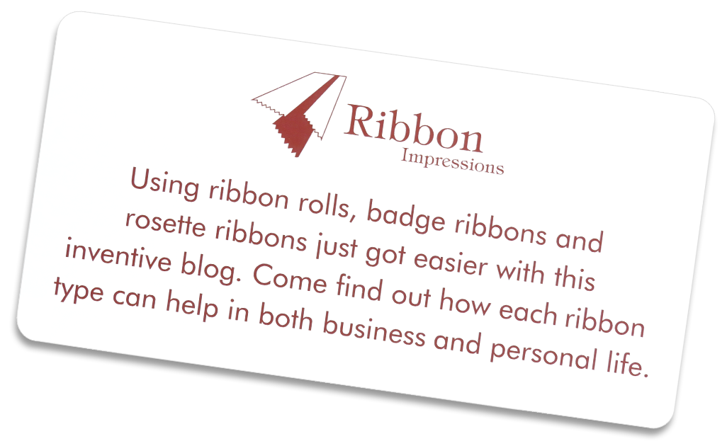 Ribbon Impressions: A Better Way to Blog - Ribbon Impressions